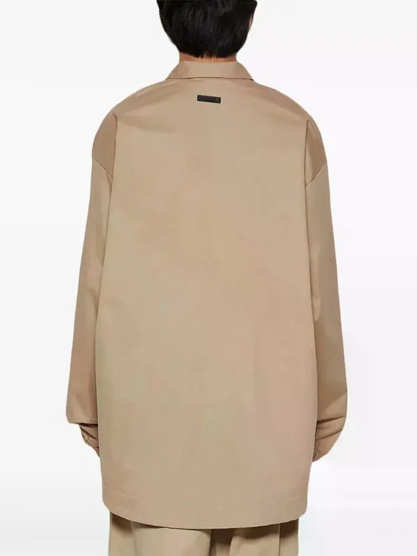 Fear Of God Logo-patch Zip-up Shirt Jacket