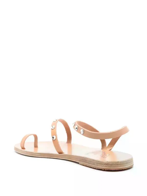 ANCIENT GREEK SANDALS Eleftheria Embellished Leather Sandals