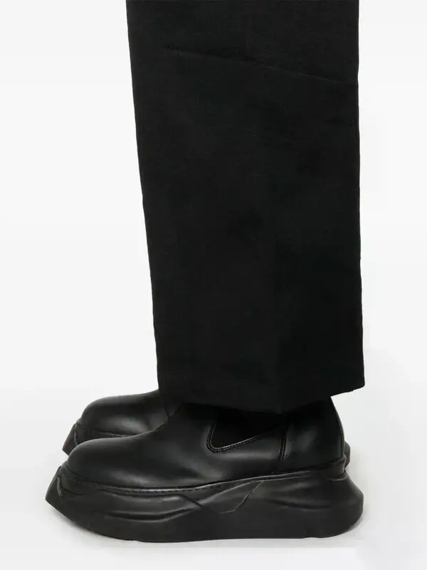 Y3 Wide-leg Trousers With Concealed Fly