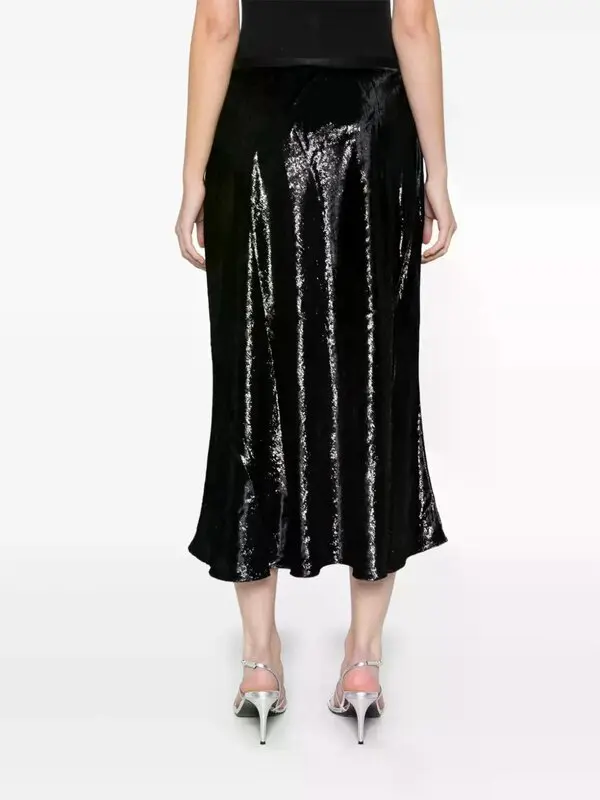 Polo Ralph Lauren Lamé Midi Skirt