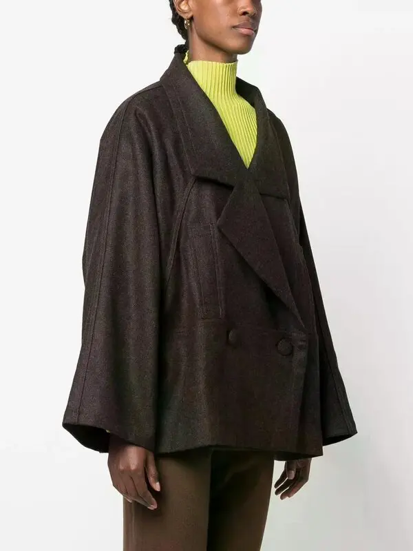 Veronique Leroy A-line Double-breasted Blazer