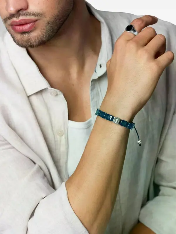NIALAYA JEWELRY Flatbead Bracelet