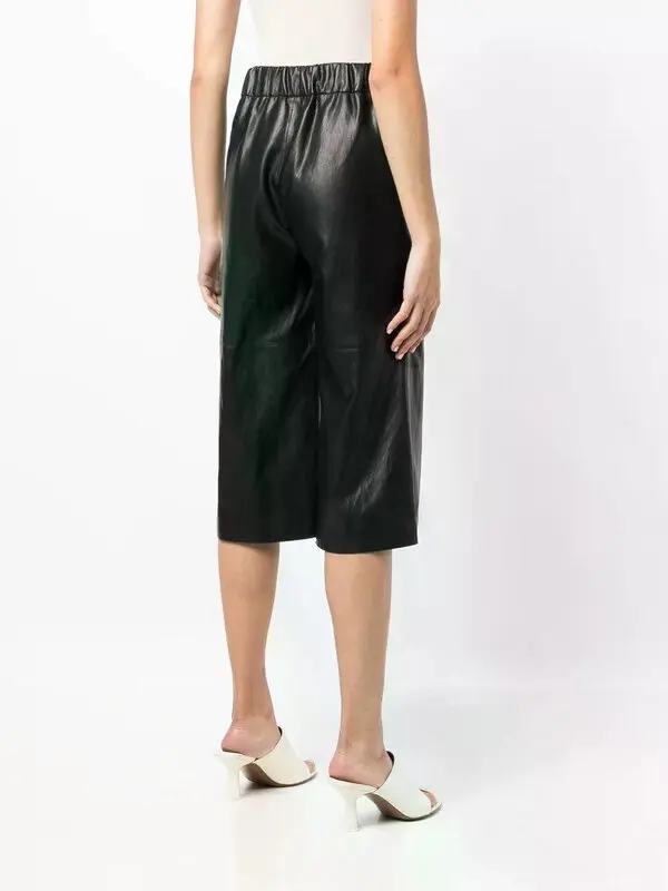 Goen.j High Waisted Cropped Trousers