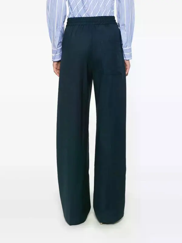 Paul Smith Wide-leg Wool Twill Trousers