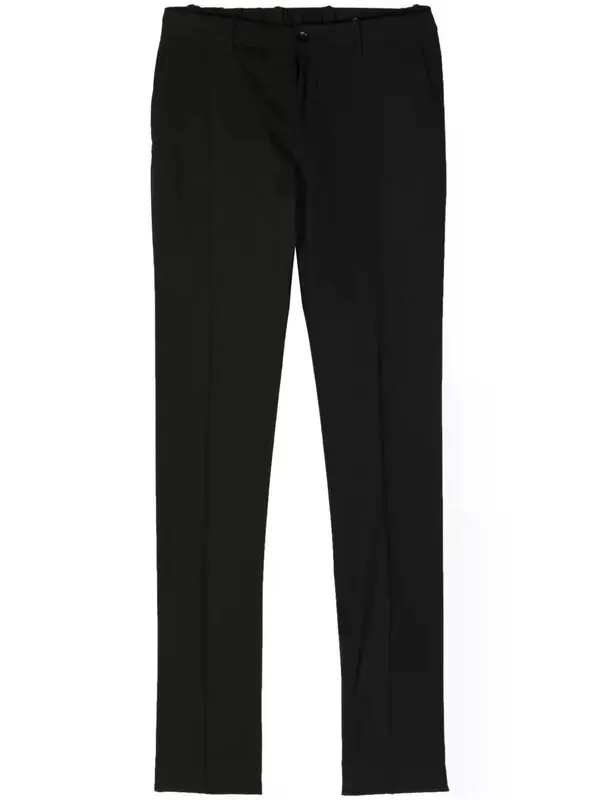 Incotex Internal-drawstring Tailored Trousers - Black