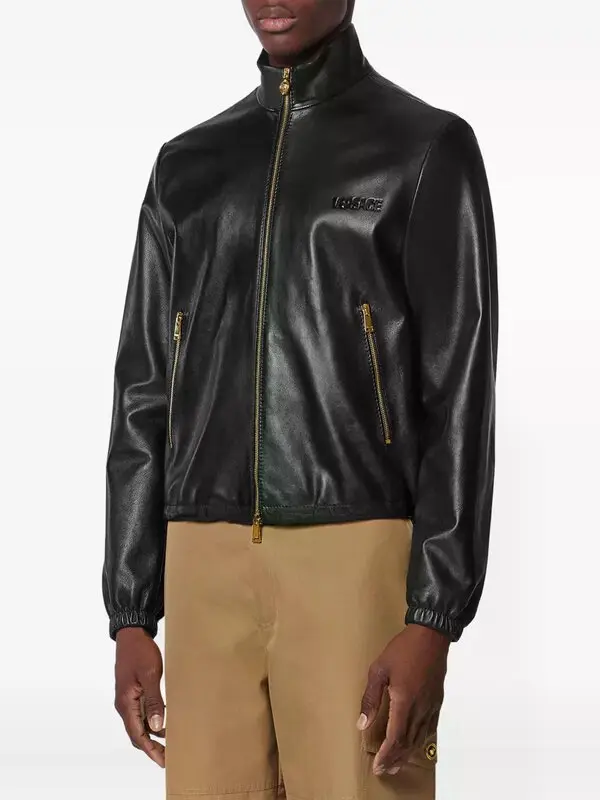 Versace Plongé Leather Jacket