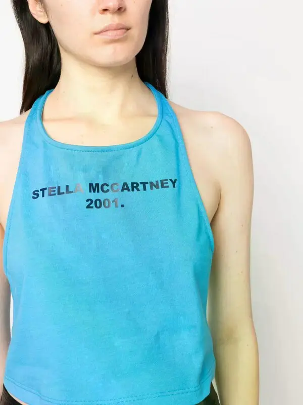Stella McCartney Cropped Logo Tank Top