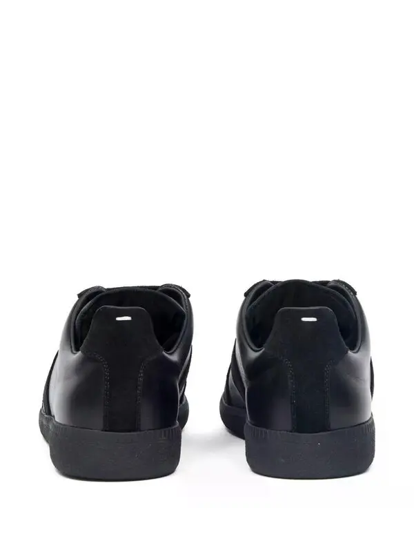 MAISON MARGIELA Replica Low-top Leather Sneakers - Black