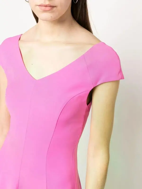 Emporio Armani Cut-out Back Midi Dress