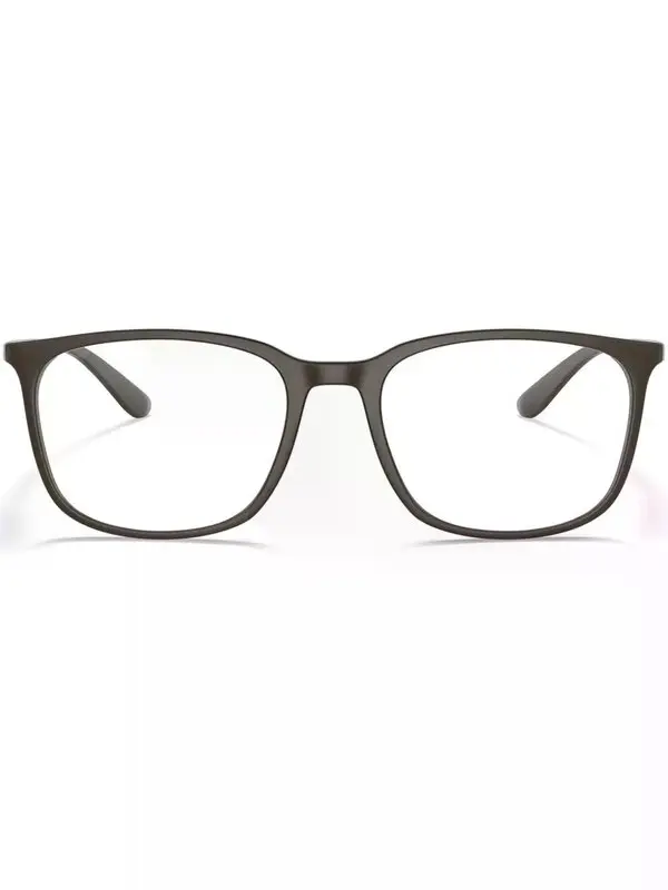 Ray-ban Square Frame Eyeglasses - Brown