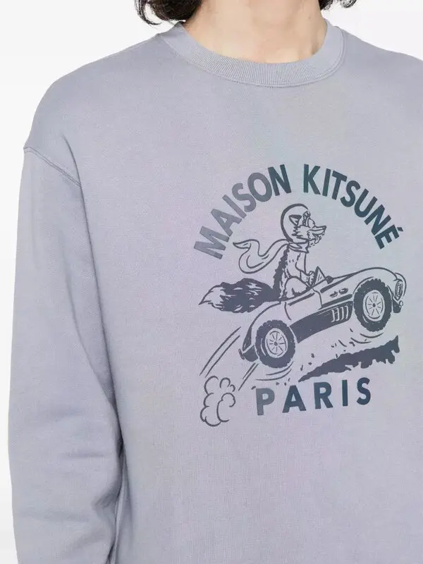 Maison Kitsuné Racing Fox Cotton Sweatshirt