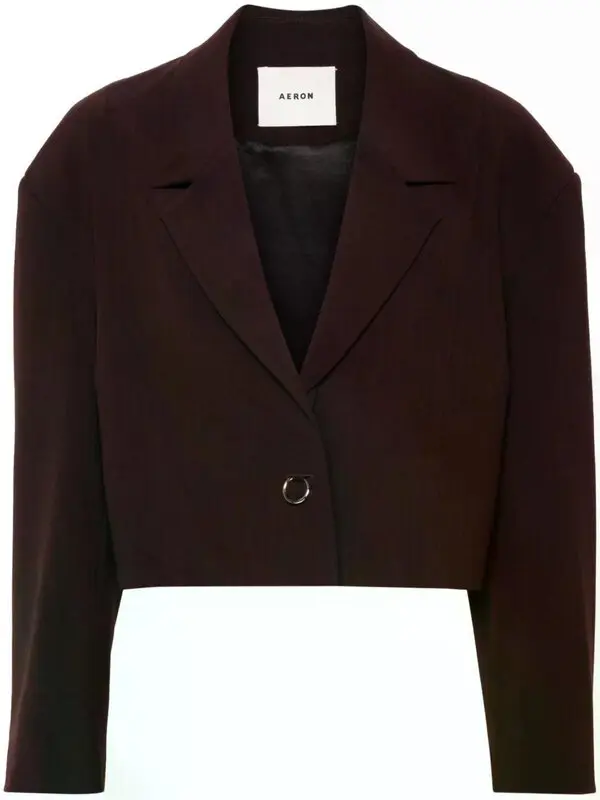 AERON Lulay Cropped Jacket - Brown