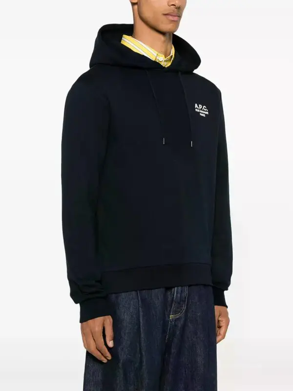 A.p.c. Logo-embroidered Hoodie