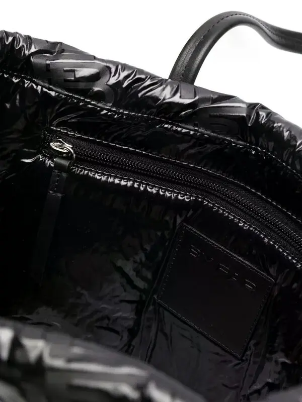 By Far Logo Embossed Tote Bag