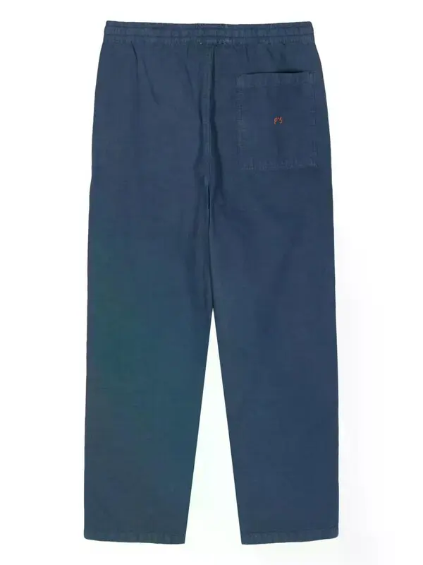 President's Time Off Cotton Trousers - Blue