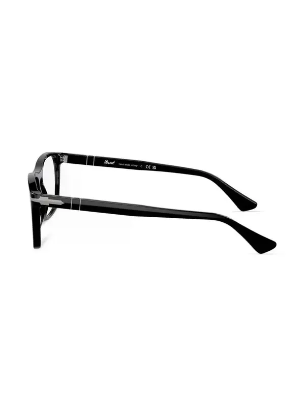 Persol Rectangle Frame Eyeglasses - Black