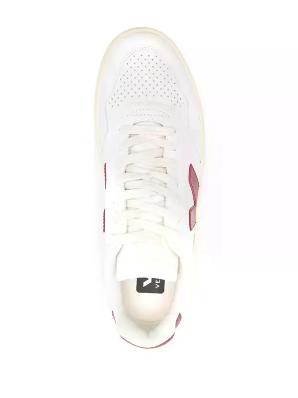 VEJA V-90 Calf Leather Sneakers - White