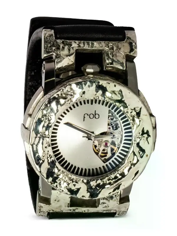 PARTS OF FOUR X Fob Paris #37 Automatic Skeleton Watch - Silver