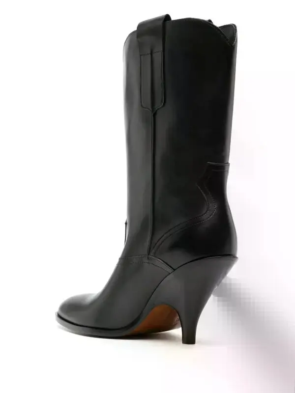 Bally Lavyn 95mm Leather Cowboy Boots