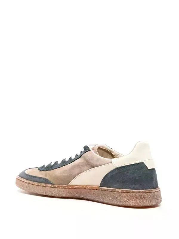 Moma Panelled Suede Sneakers - Brown