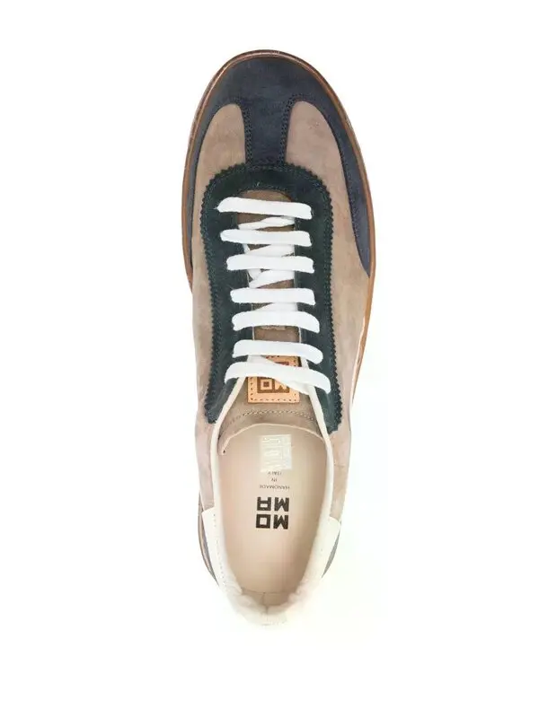 Moma Panelled Suede Sneakers - Brown
