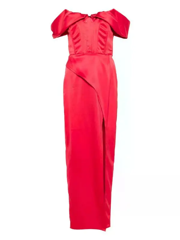 MITILIANE COUTURE Corset Style Off-the-shoulder Maxi Dress