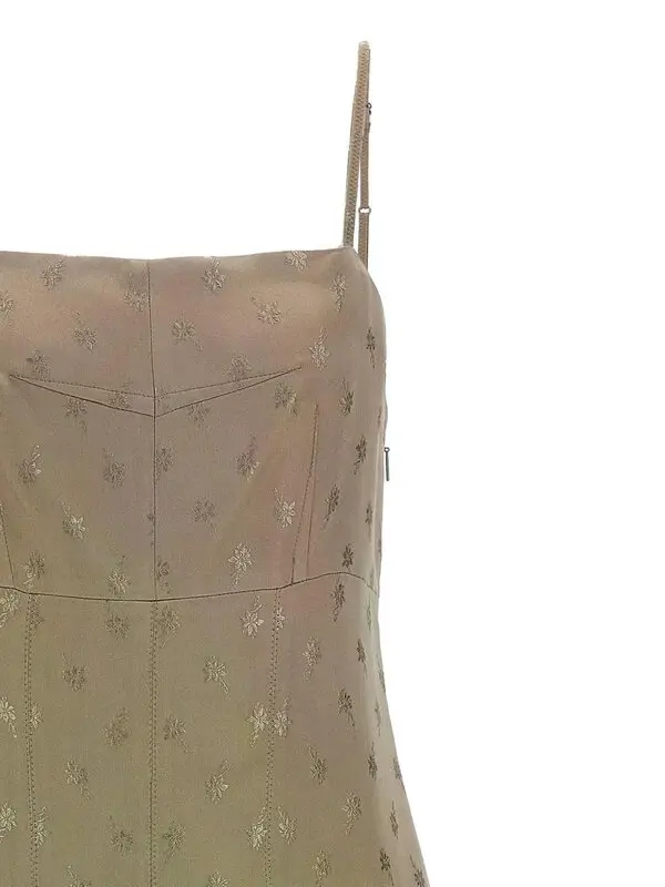 Fendi Satin Midi Dress