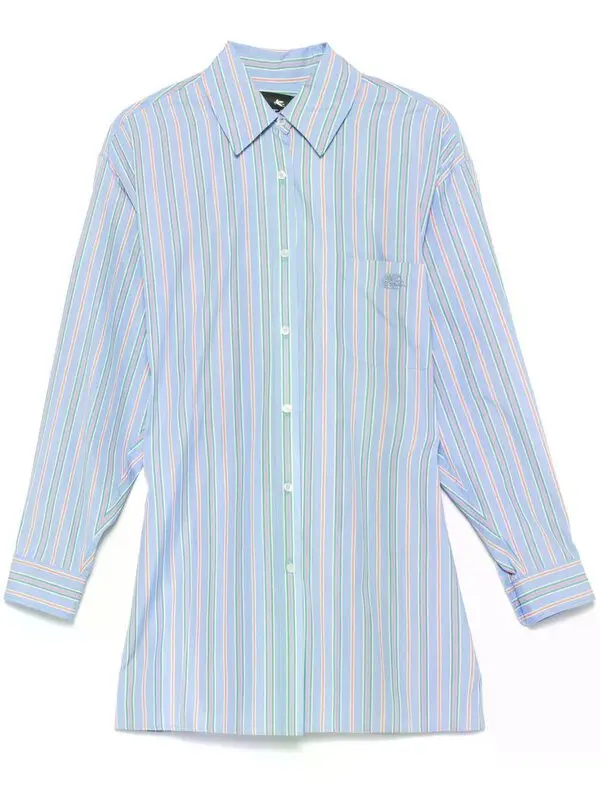 Etro Striped Shirt With Knot Detail