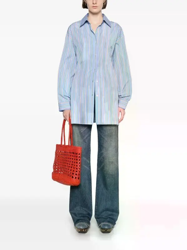 Etro Striped Shirt With Knot Detail