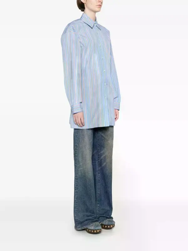 Etro Striped Shirt With Knot Detail
