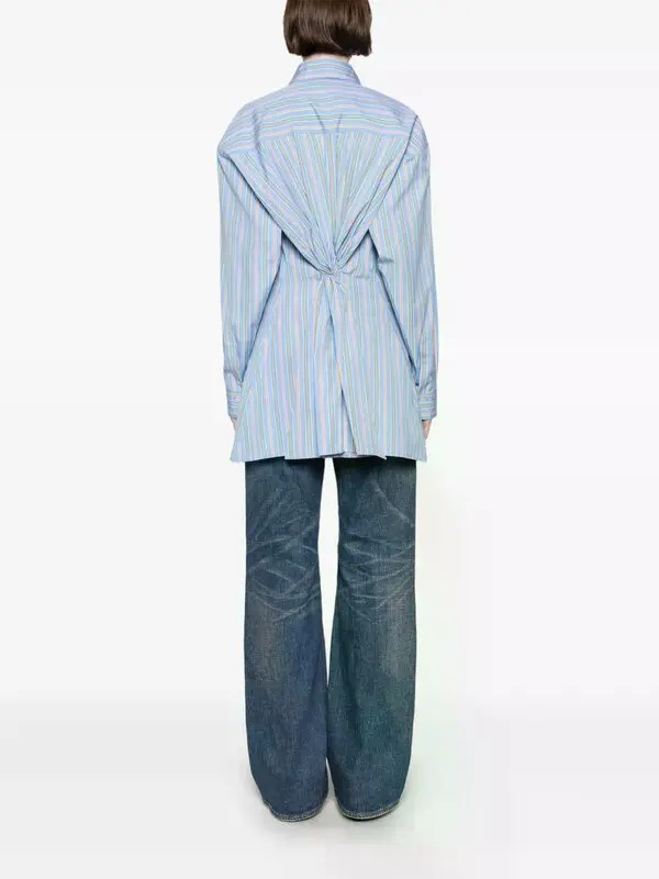 Etro Striped Shirt With Knot Detail