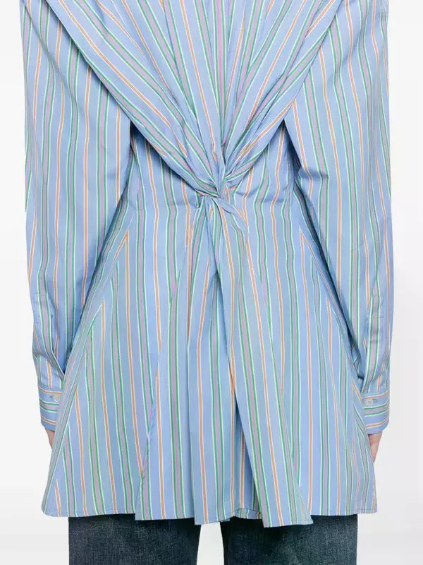 Etro Striped Shirt With Knot Detail