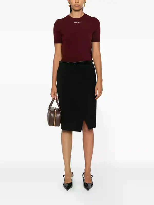 Philosophy Di Lorenzo Serafini Textured Wrap Skirt