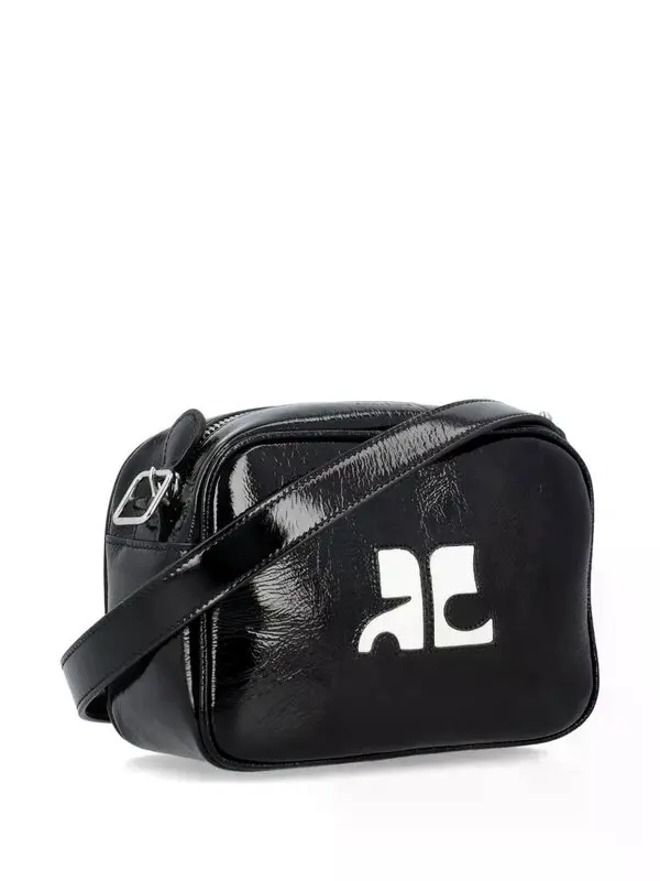 COURREGES Re-edition Naplack Leather Mini Bag