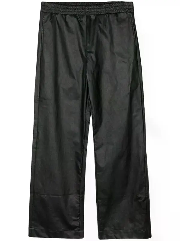 WALTER VAN BEIRENDONCK Graphic Print Trousers - Black