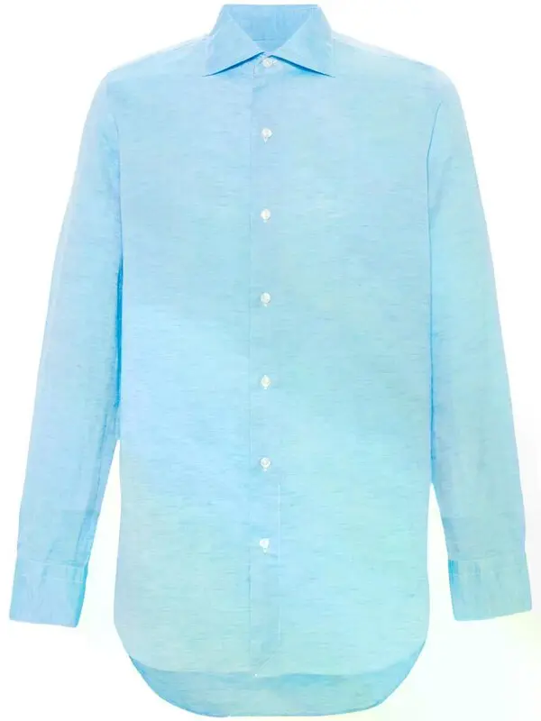 FINAMORE 1925 Long-sleeves Shirt - Blue