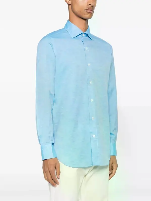 FINAMORE 1925 Long-sleeves Shirt - Blue