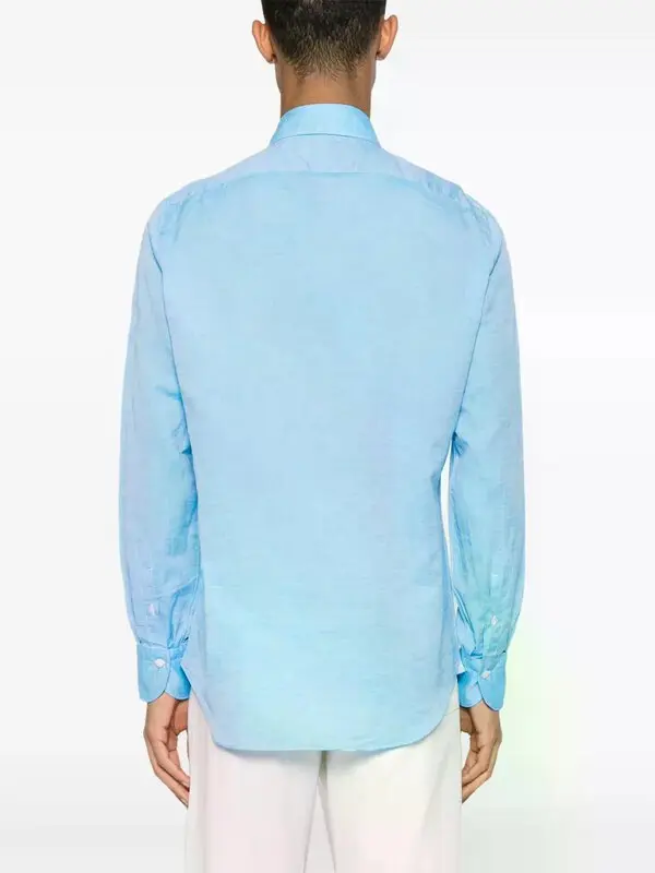 FINAMORE 1925 Long-sleeves Shirt - Blue