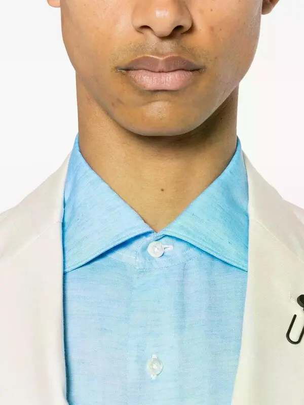 FINAMORE 1925 Long-sleeves Shirt - Blue