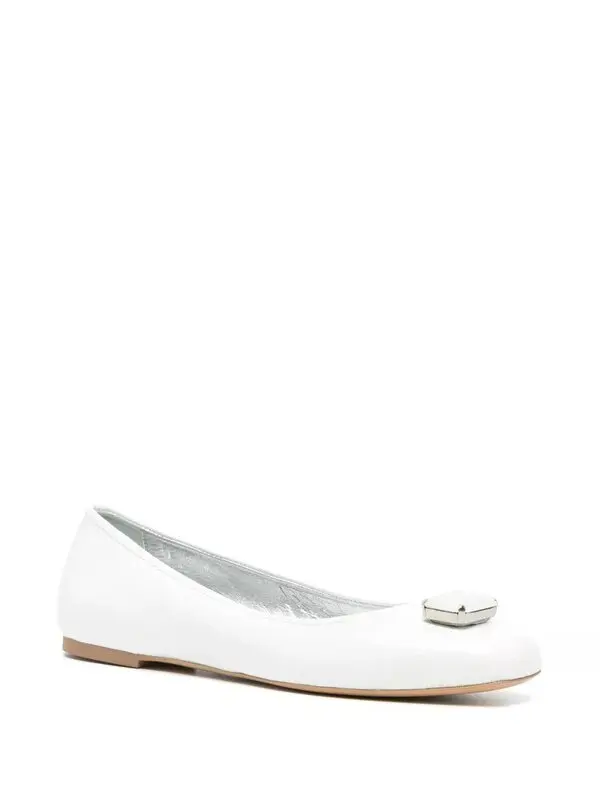 MADISON MAISON Marion Leather Ballerina Shoes