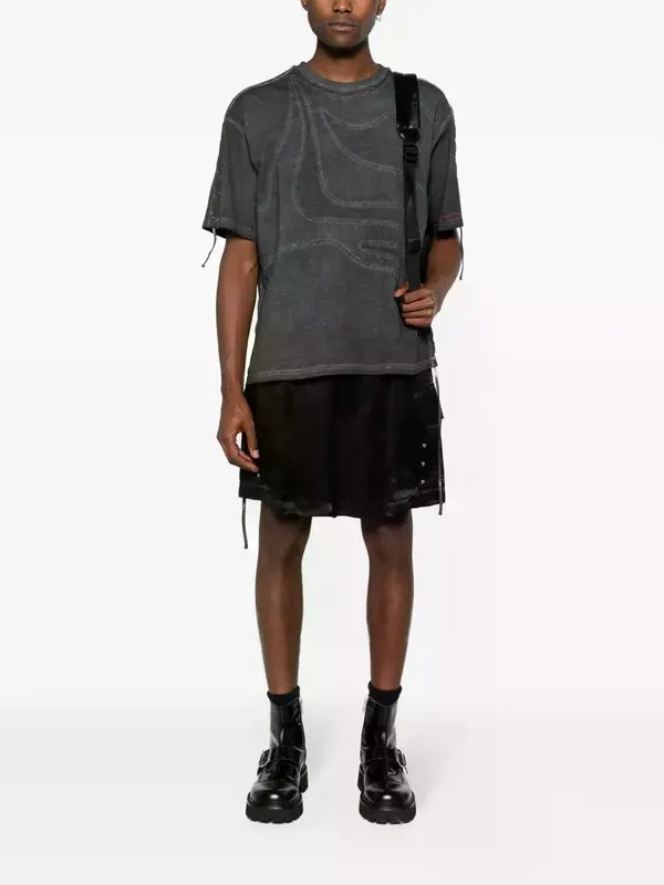 1017 Alyx 9sm Satin Eyelet Cargo Shorts
