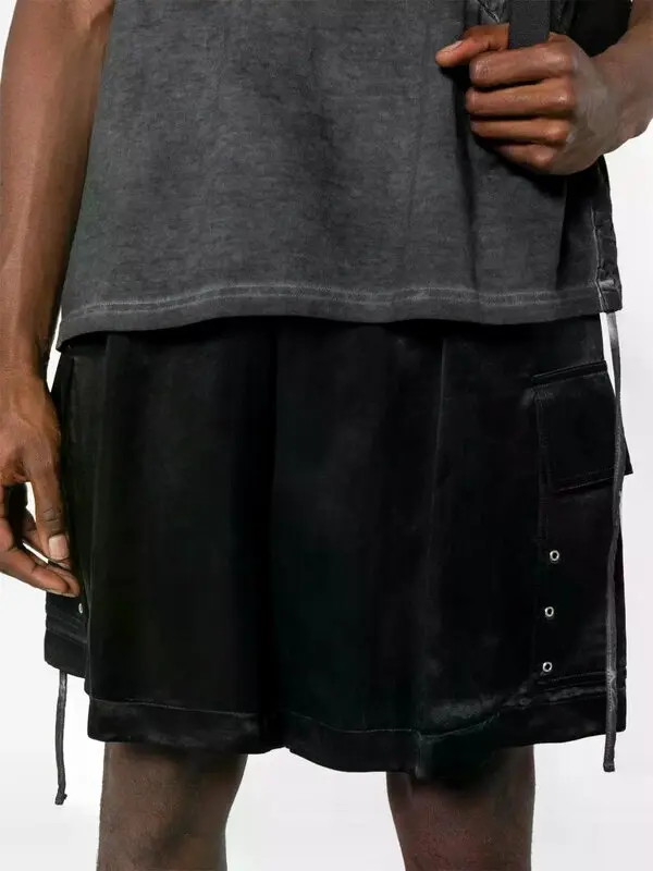 1017 Alyx 9sm Satin Eyelet Cargo Shorts