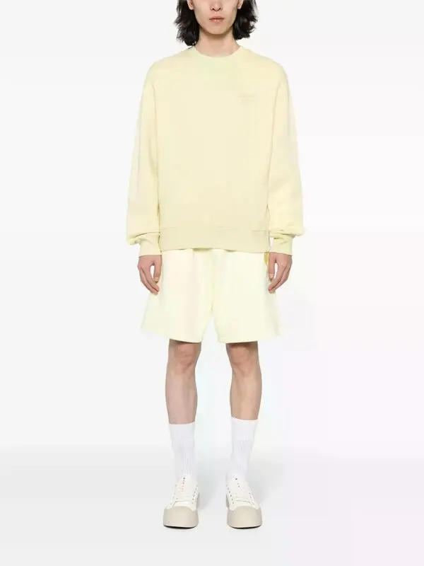 Maison Kitsuné Logo-embroidered Cotton Sweatshirt