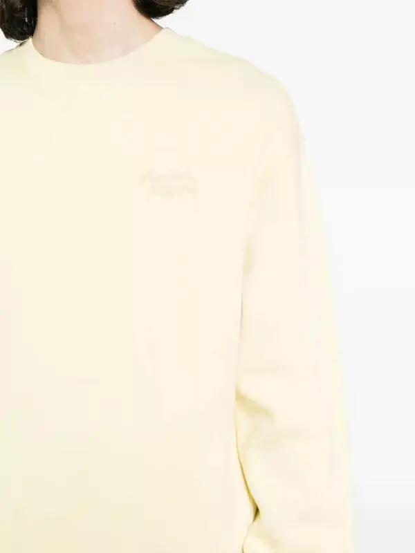 Maison Kitsuné Logo-embroidered Cotton Sweatshirt