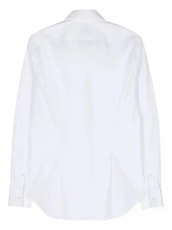 XACUS Cutaway-collar Poplin Shirt