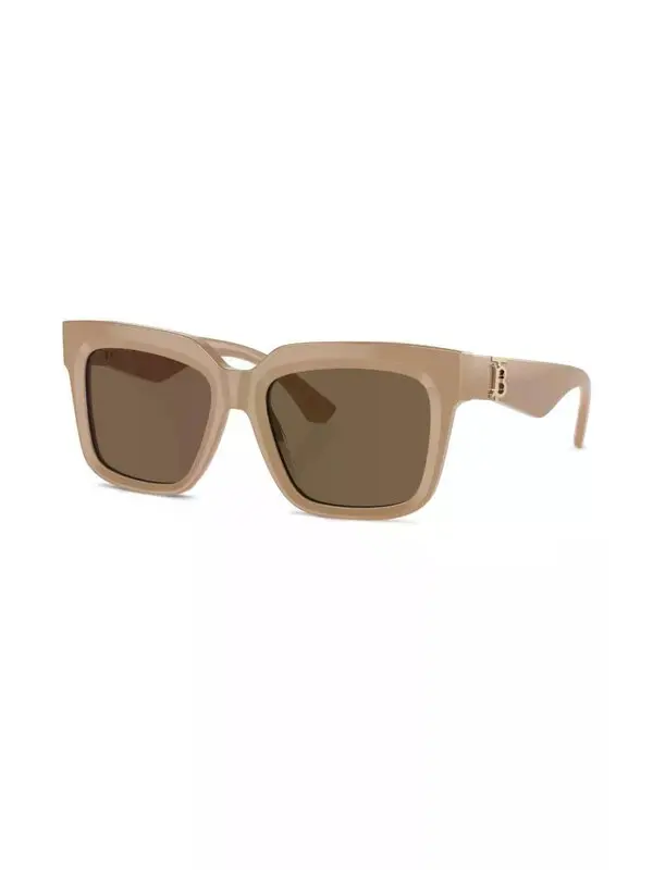 Burberry Monogram Plaque Wayfarer Sunglasses