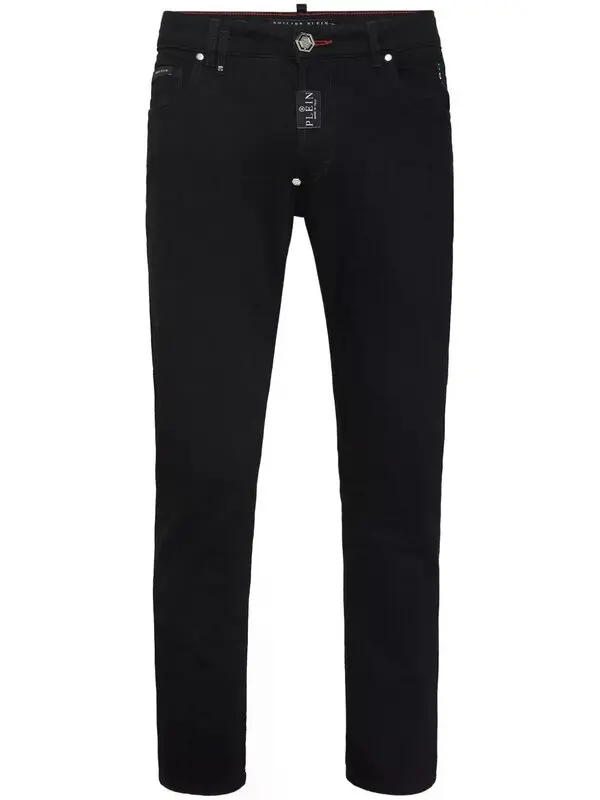 Philipp Plein Logo Plaque Skinny Jeans