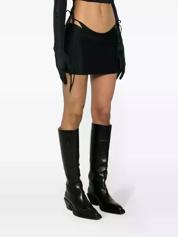VTMNTS Crystal Embellished Mini Skirt