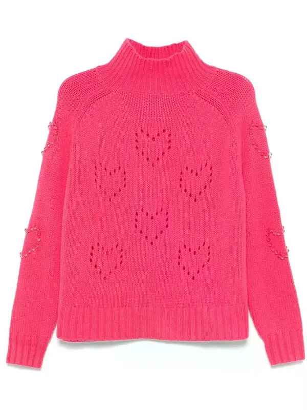 MC2 SAINT BARTH Meghan Sweater With Heart Motif