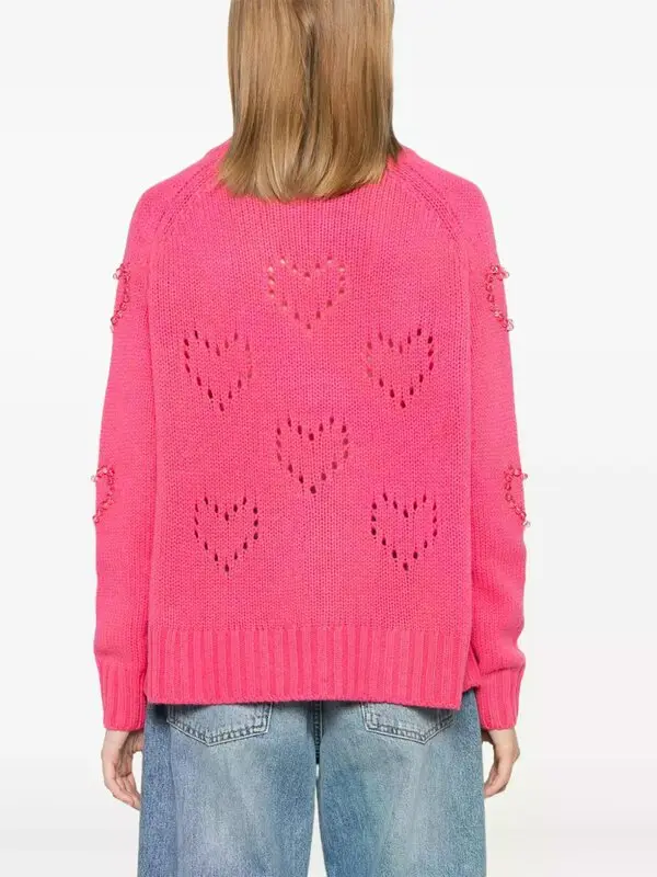 MC2 SAINT BARTH Meghan Sweater With Heart Motif